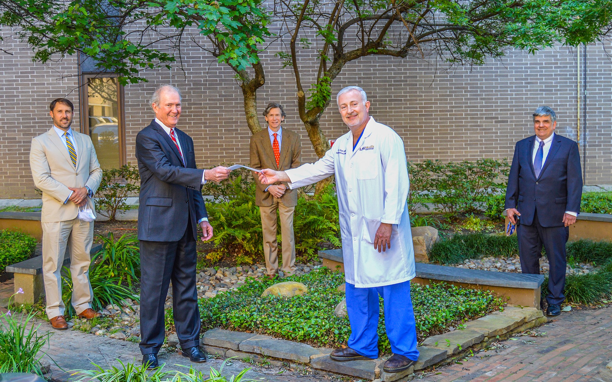 U.L. Coleman Supports LSUHSC, First Responders - LSU Health Sciences ...